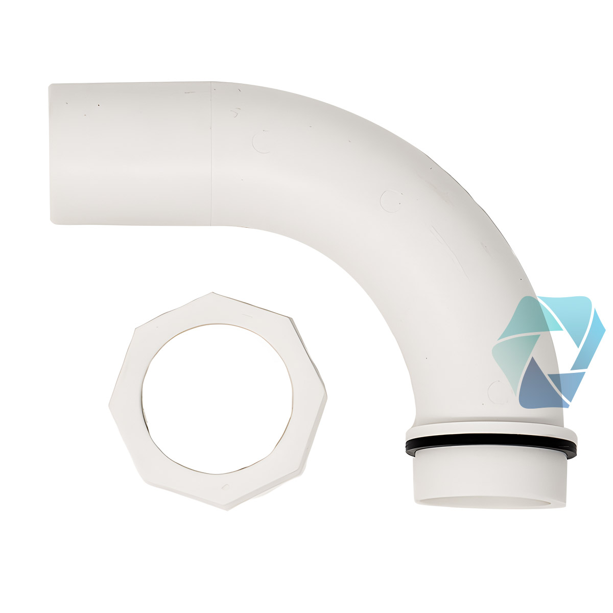 1.5" 90° Inlet Elbow With Nut 385311218 - Aquastar Distributors