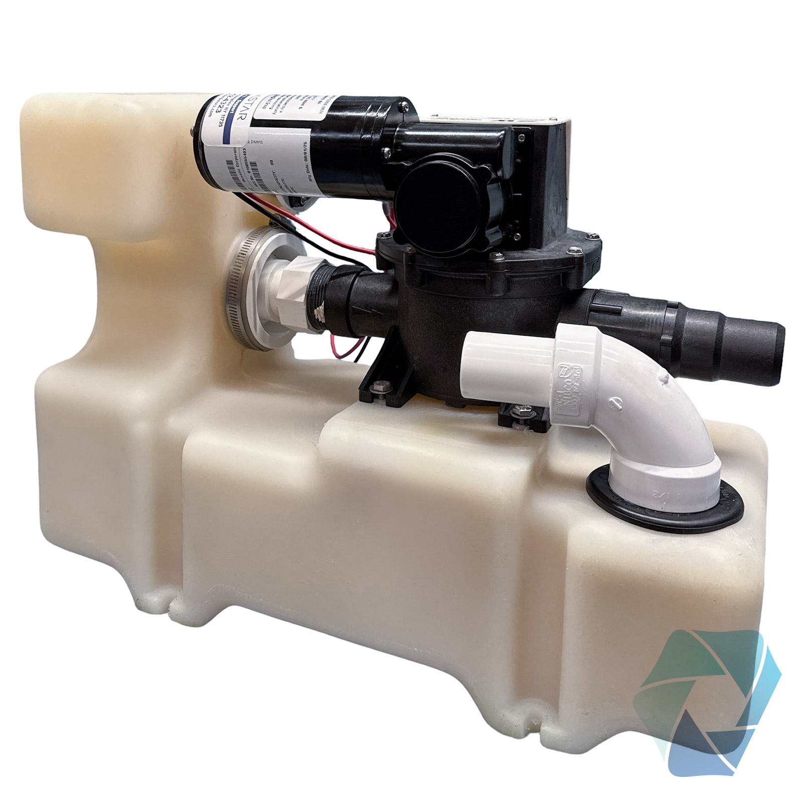 Rebuilt VGII Vacuum Generator - VacuFlush VG2 - 12 Volt / 24 Volt