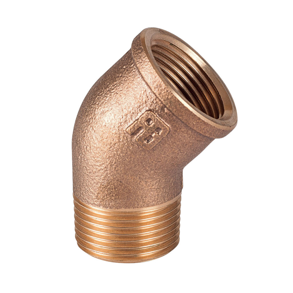 Guidi Male-Female Elbow Bronze Pipe Fitting 0092B (Sizes)