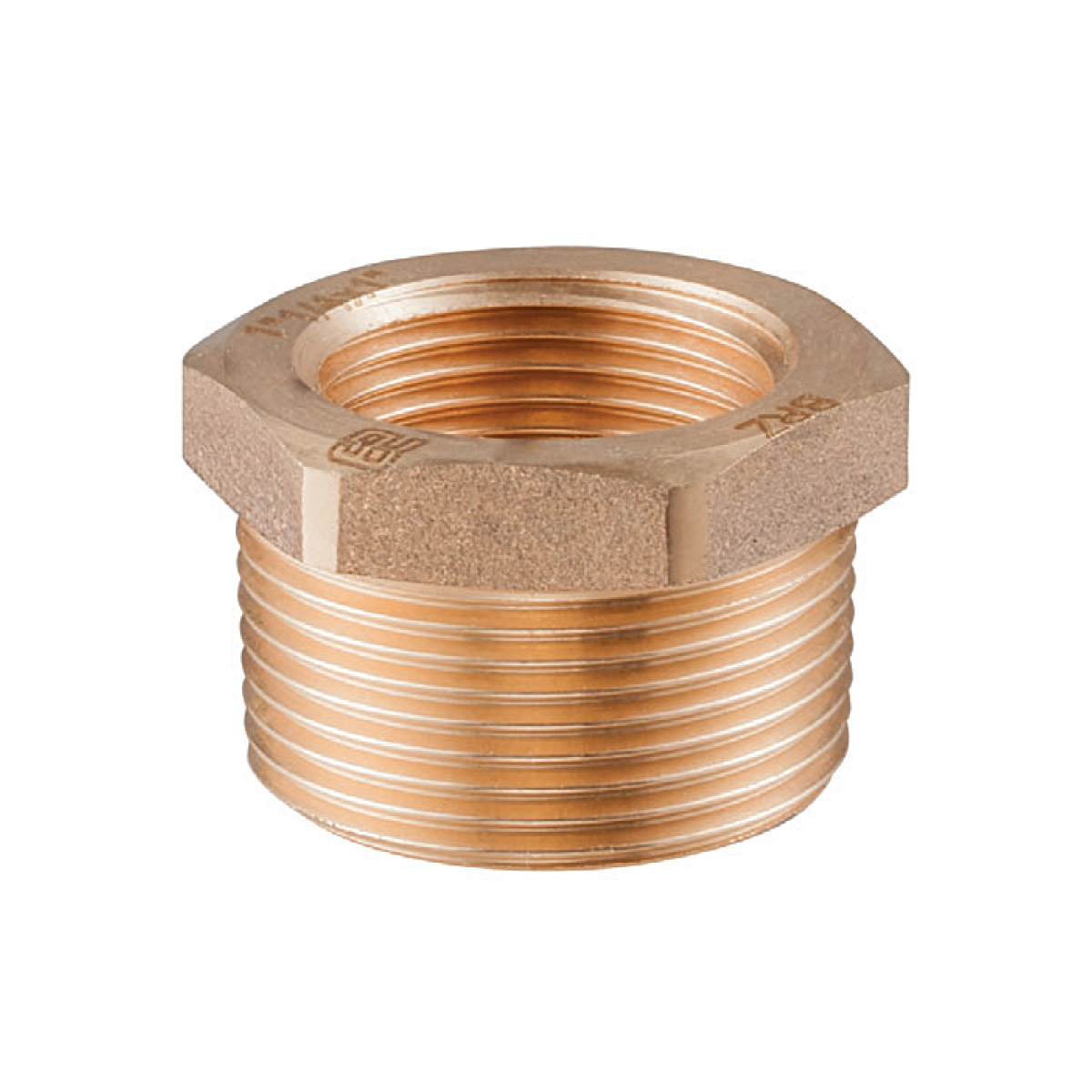 Guidi Male-Female Bushing Bronze Pipe Fitting 0241B (Sizes)